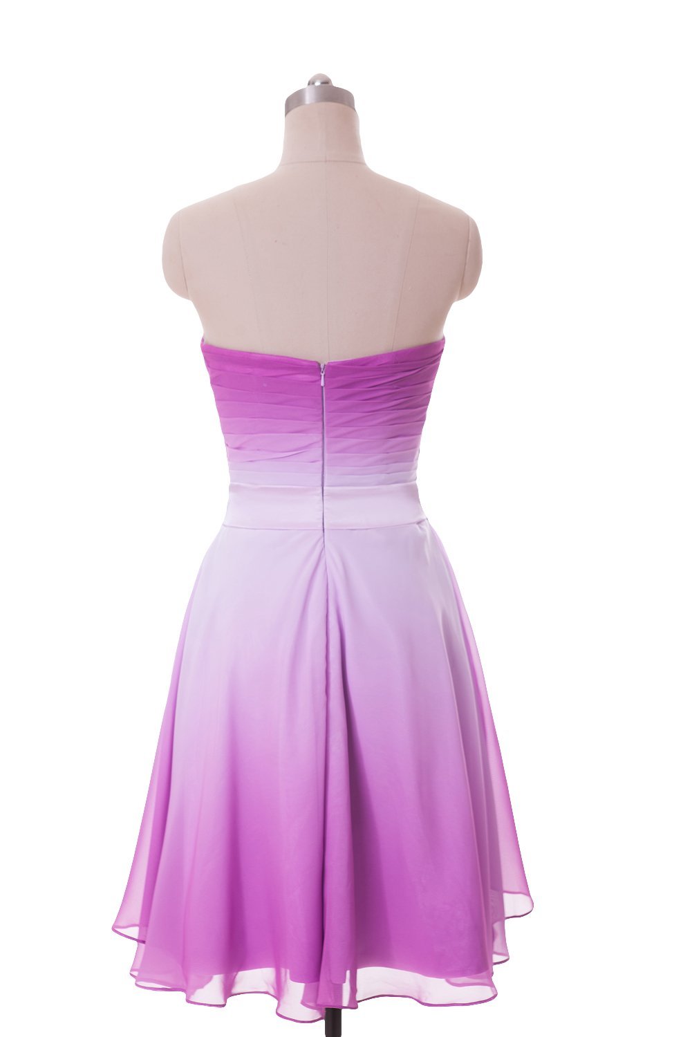 Hanyige Short Chiffon Gradient Graduation Cocktail Prom Dresses ...
